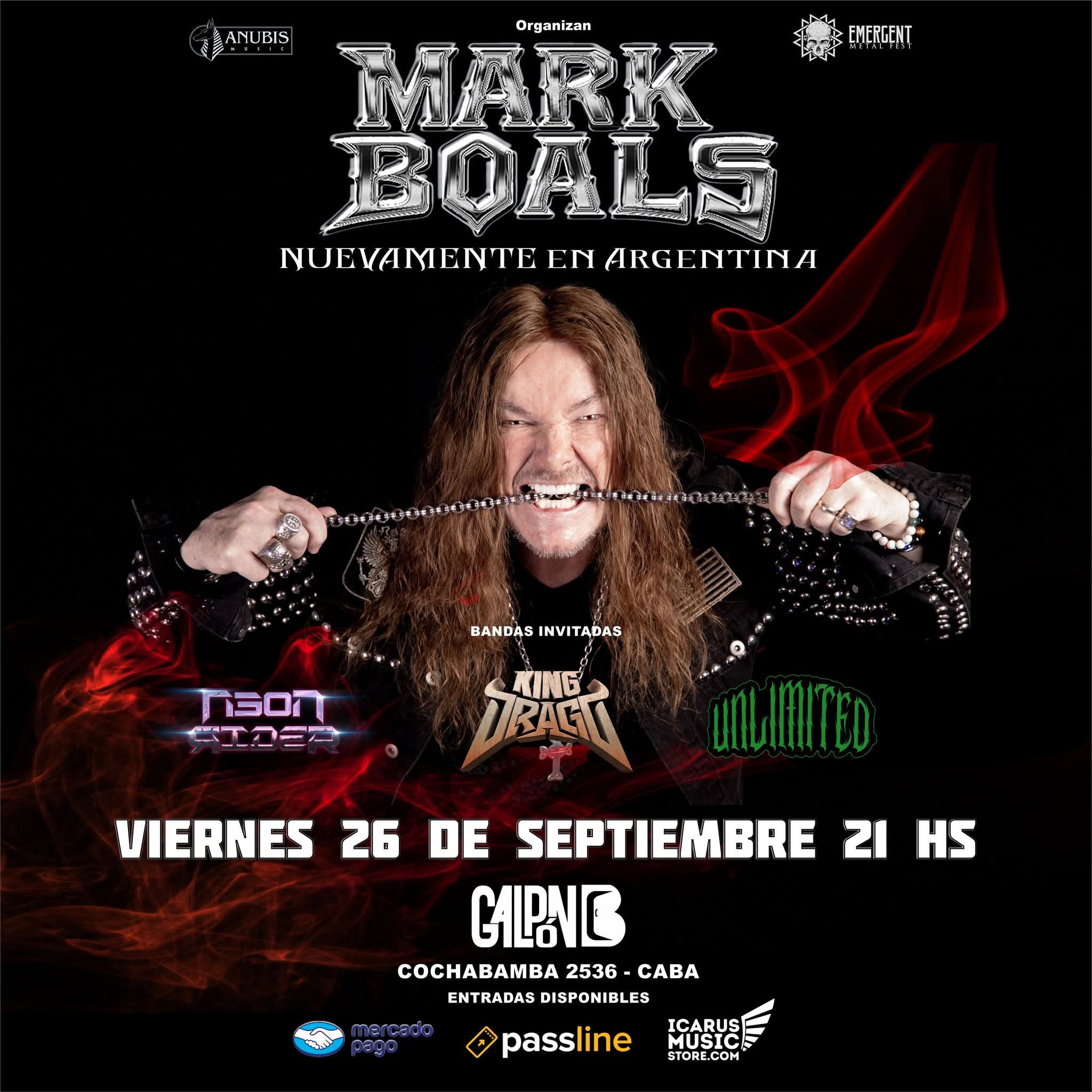 MARK BOALS - Metal-Daze Webzine